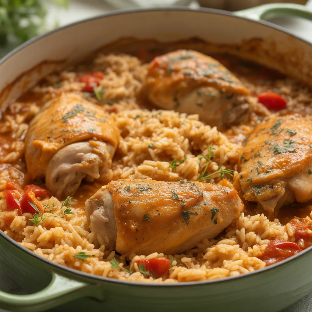 One-Pot Garlic Chicken & Tomato Rice: Your New Weeknight Hero ...